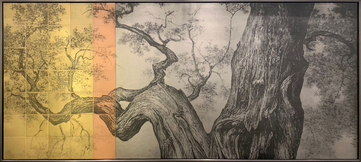 Beautiful Tree II, Brass Plate Etching Art Wall Decor – Folkor Home ...